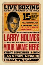 Larry Holmes Posters - HiCollectors
